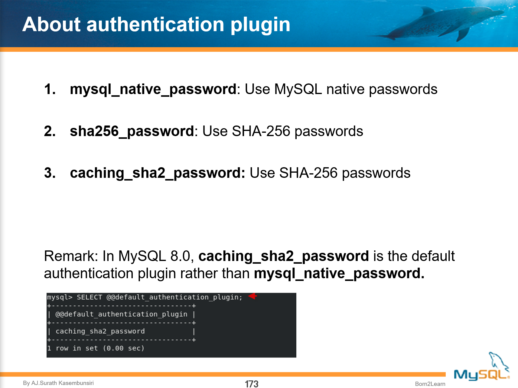 อบรม MySQL สำหรับ DBA — Born2Learn