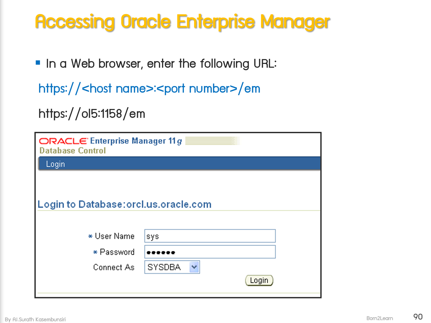 อบรม Oracle Database สำหรับ DBA มืออาชีพ — Born2Learn