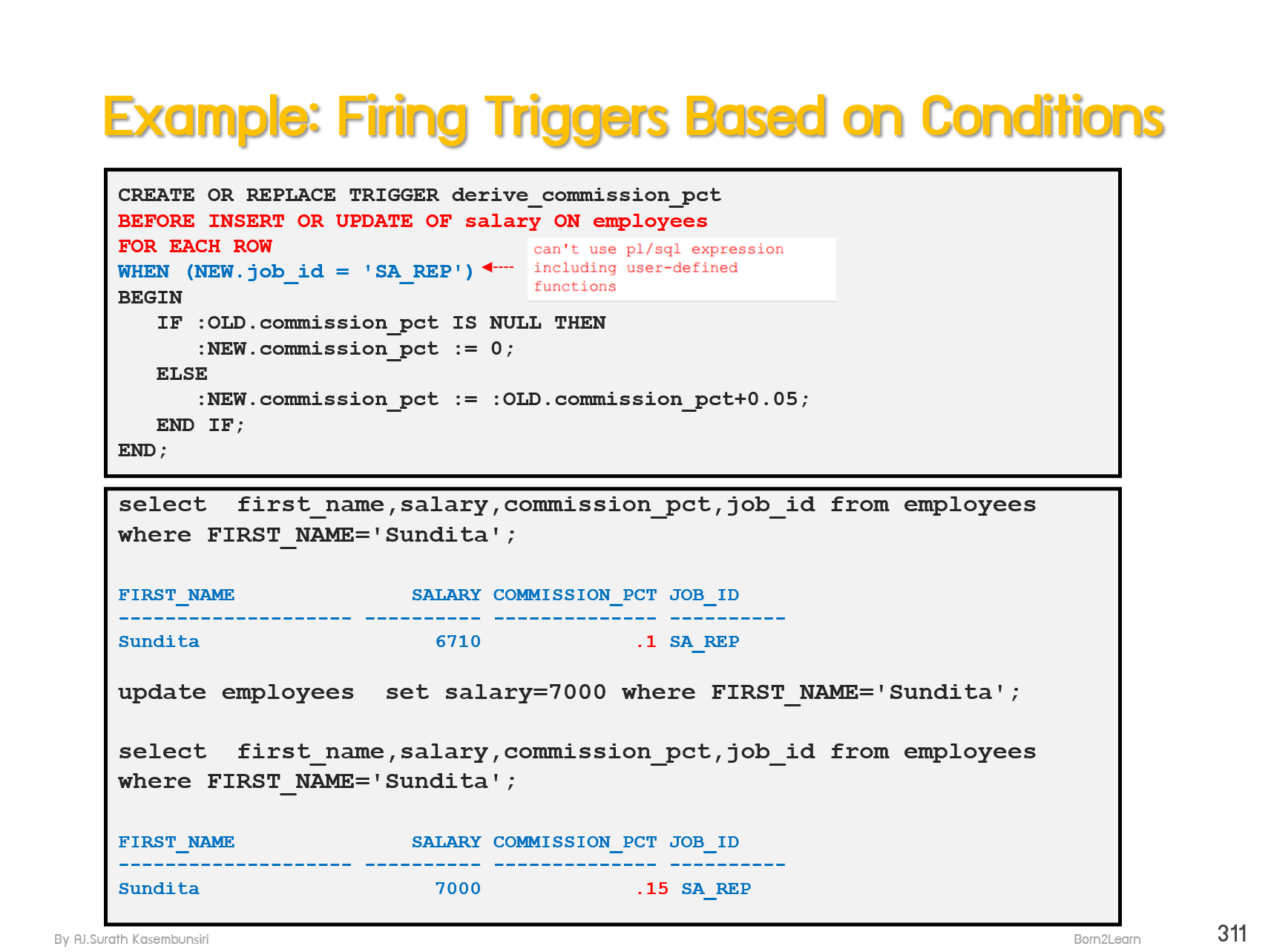 อบรม Oracle PL/SQL Programming — Born2Learn