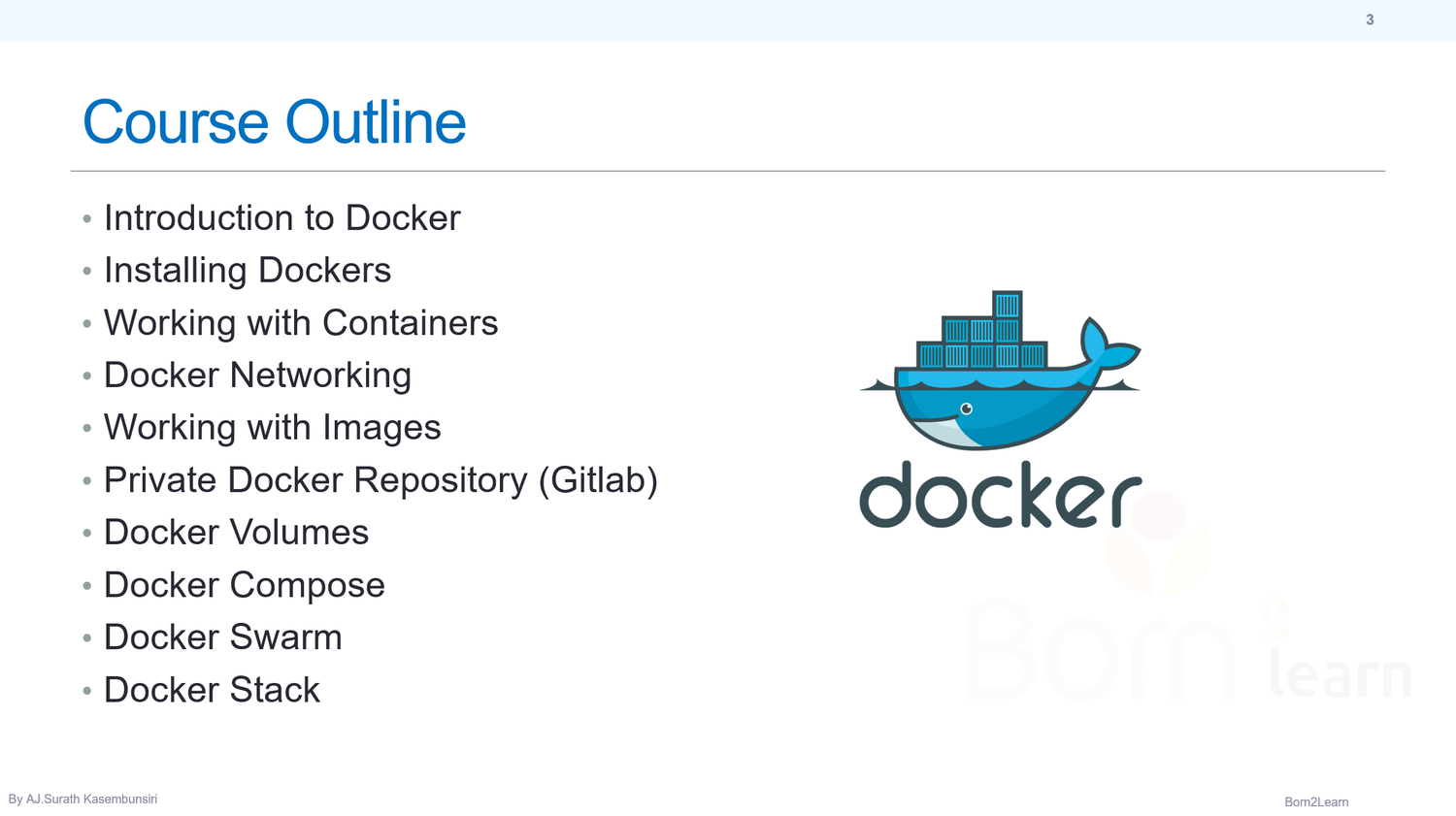 อบรม Docker สำหรับผู้เริ่มต้น — Born2Learn