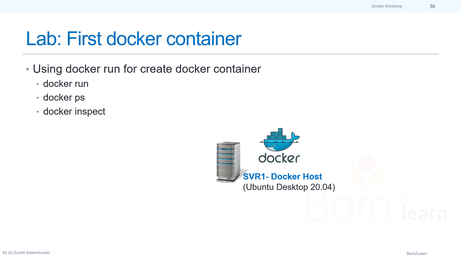 อบรม Docker สำหรับผู้เริ่มต้น — Born2Learn