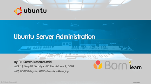 อบรม Ubuntu Server for Admin — Born2Learn