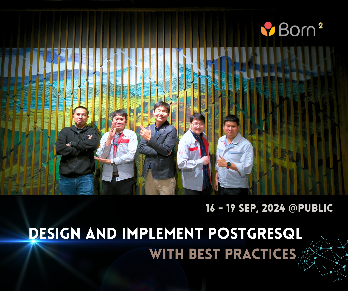 อบรม PostgreSQL (16-19 ก.ย. 2567)@Public — Born2Learn
