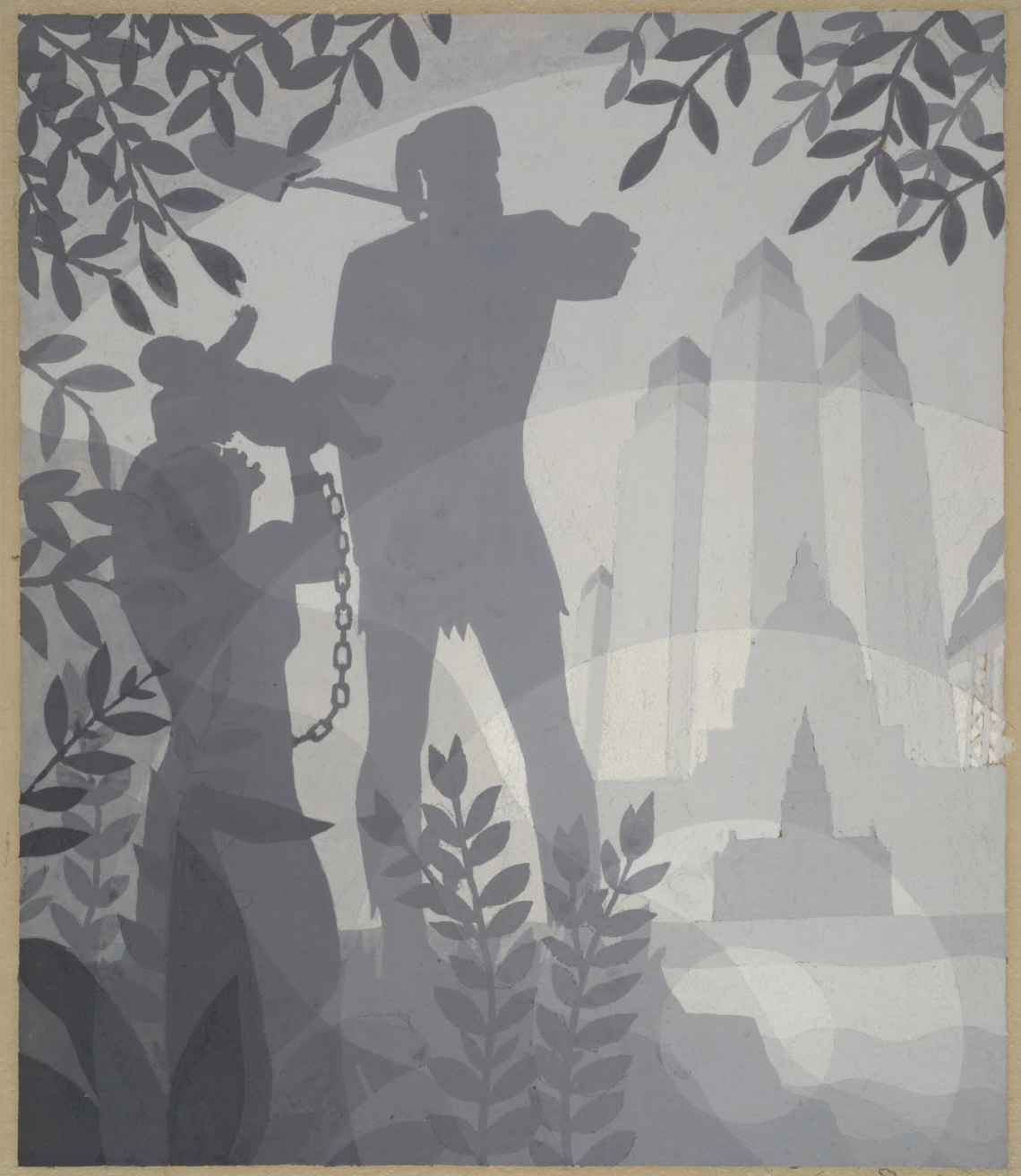 Art Lesson w/ Ms. Jennifer: Aaron Douglas Inspired Silhouette — Blowing ...