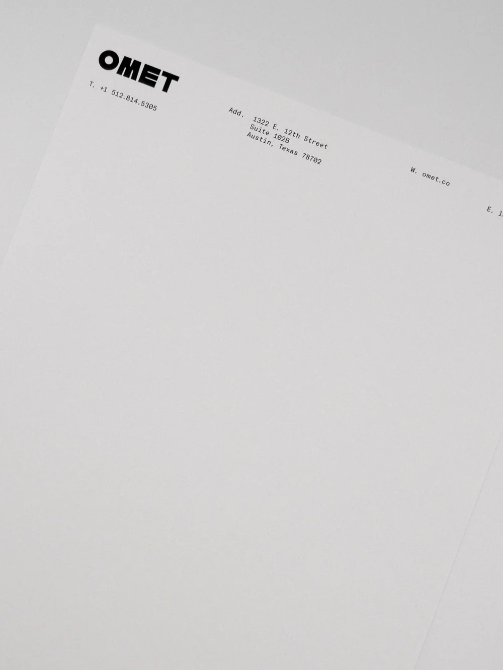 OMET — Savvy Studio