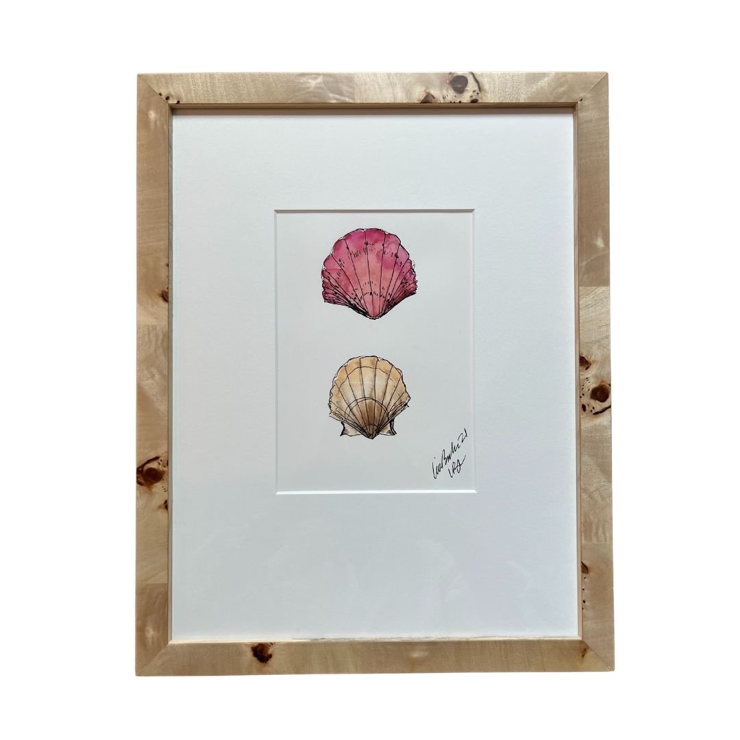 Light Pink Geraniums (Set of 2) — Lia Burke Libaire Art and Design