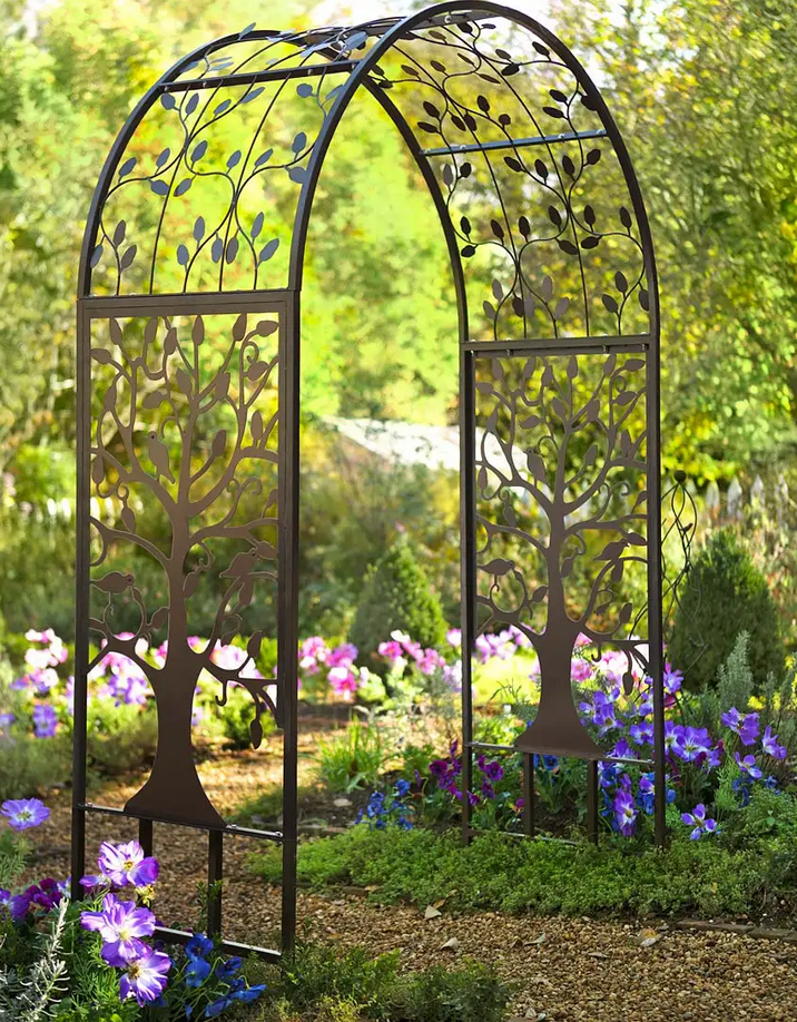 Garden arbours are ideal for small yards — FERNS & FEATHERS