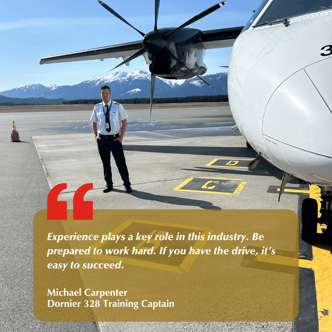 Meet the Team - World Pilot Day - Michael Carpenter - Dornier 328 ...