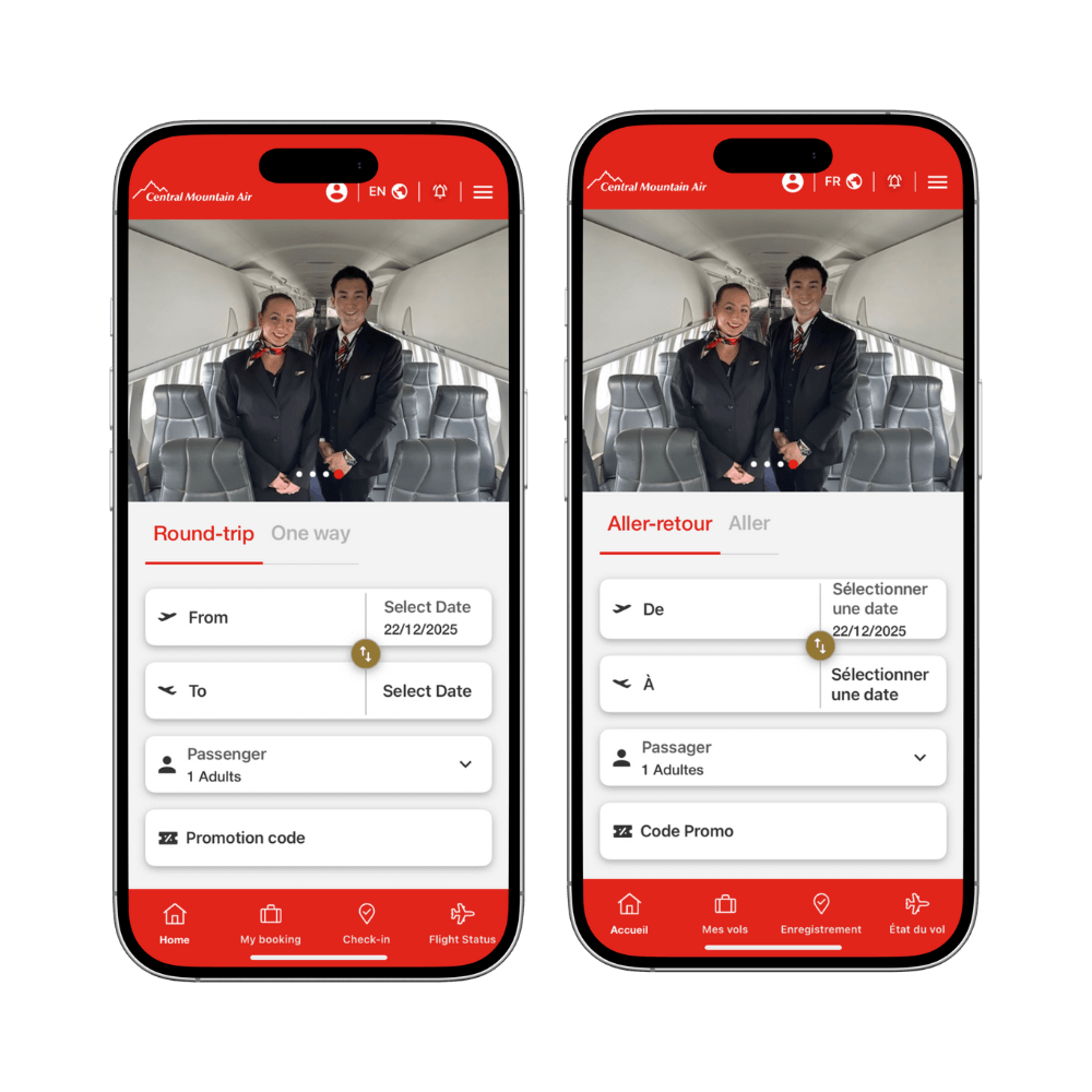 Central Mountain Air Mobile App — Central Mountain Air
