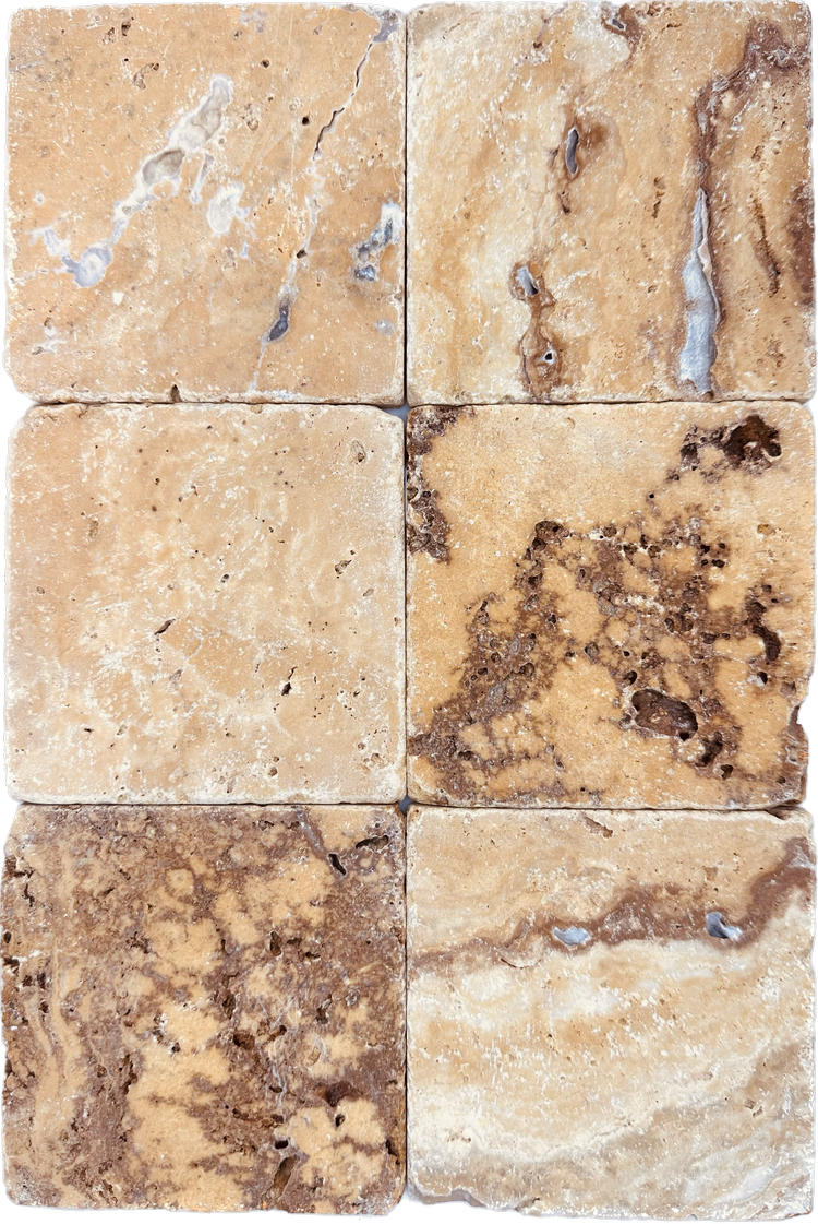 Classic Ivory Honed and Filled Travertine - Stone Collective