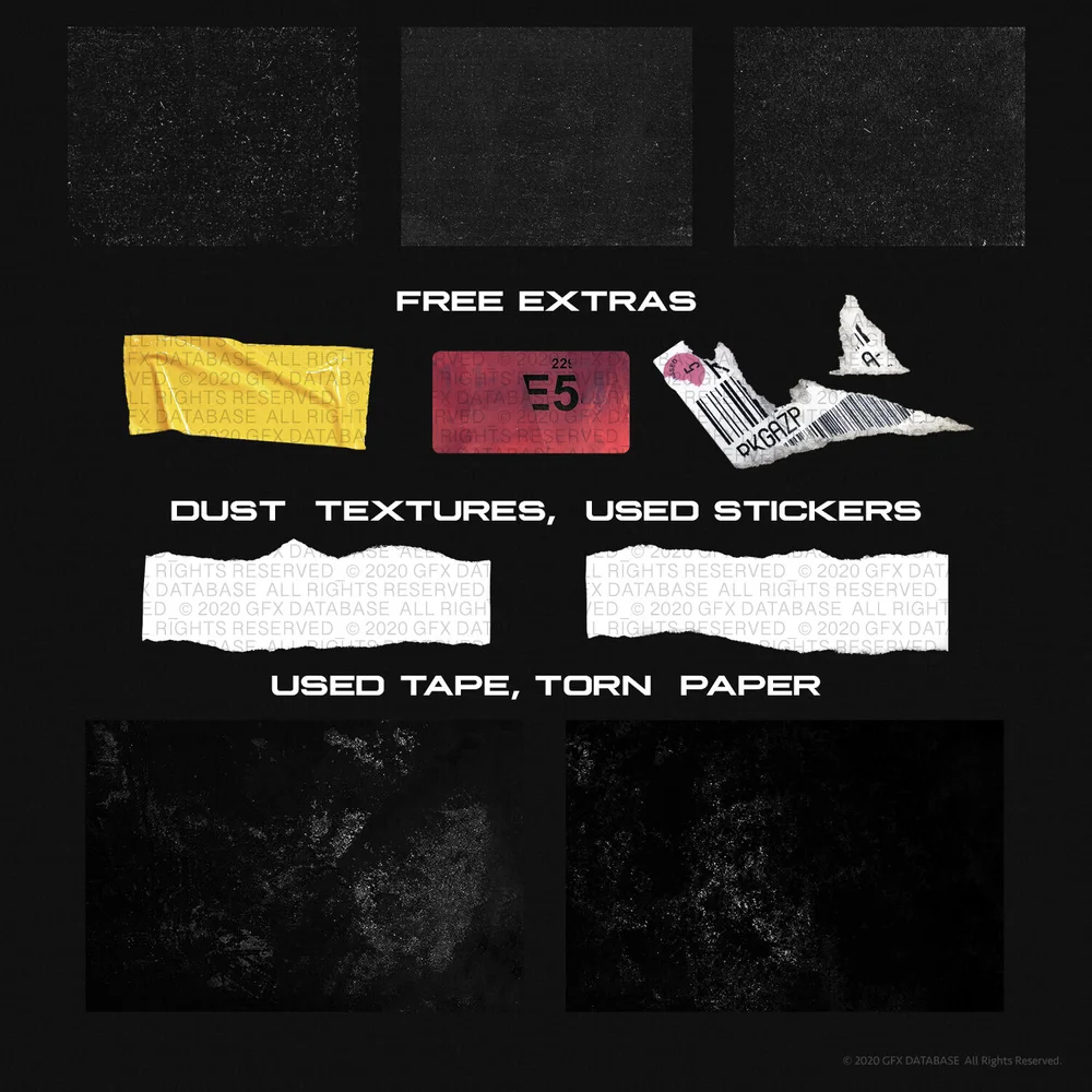 X30 Hologram Sticker Pack V1 — GFX DATABASE