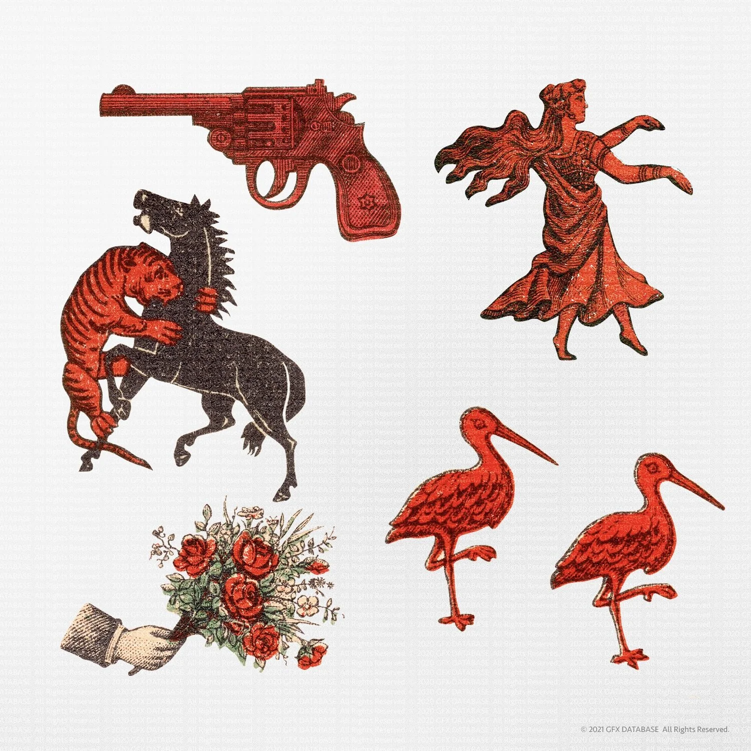 Used Postal Packaging Stickers V1 — GFX DATABASE
