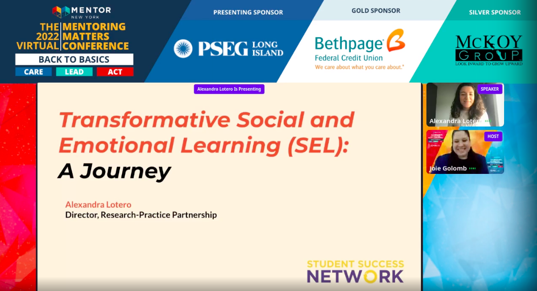 Transformative SEL is a Journey — Student Success Network