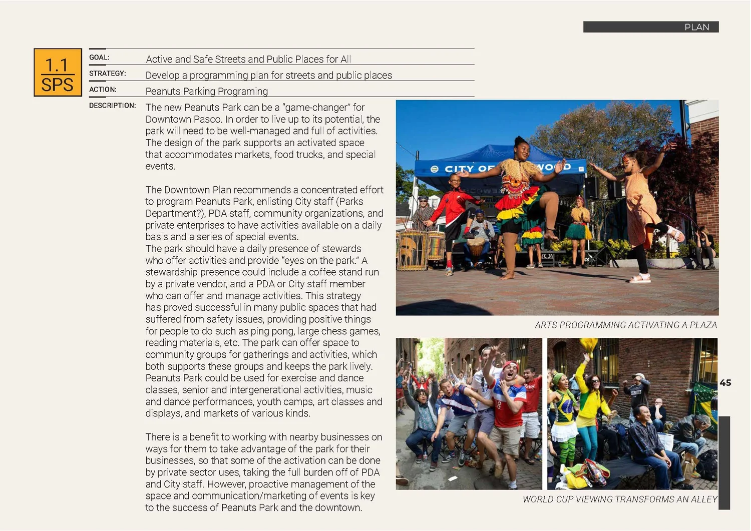 Pasco Downtown Plan — Framework