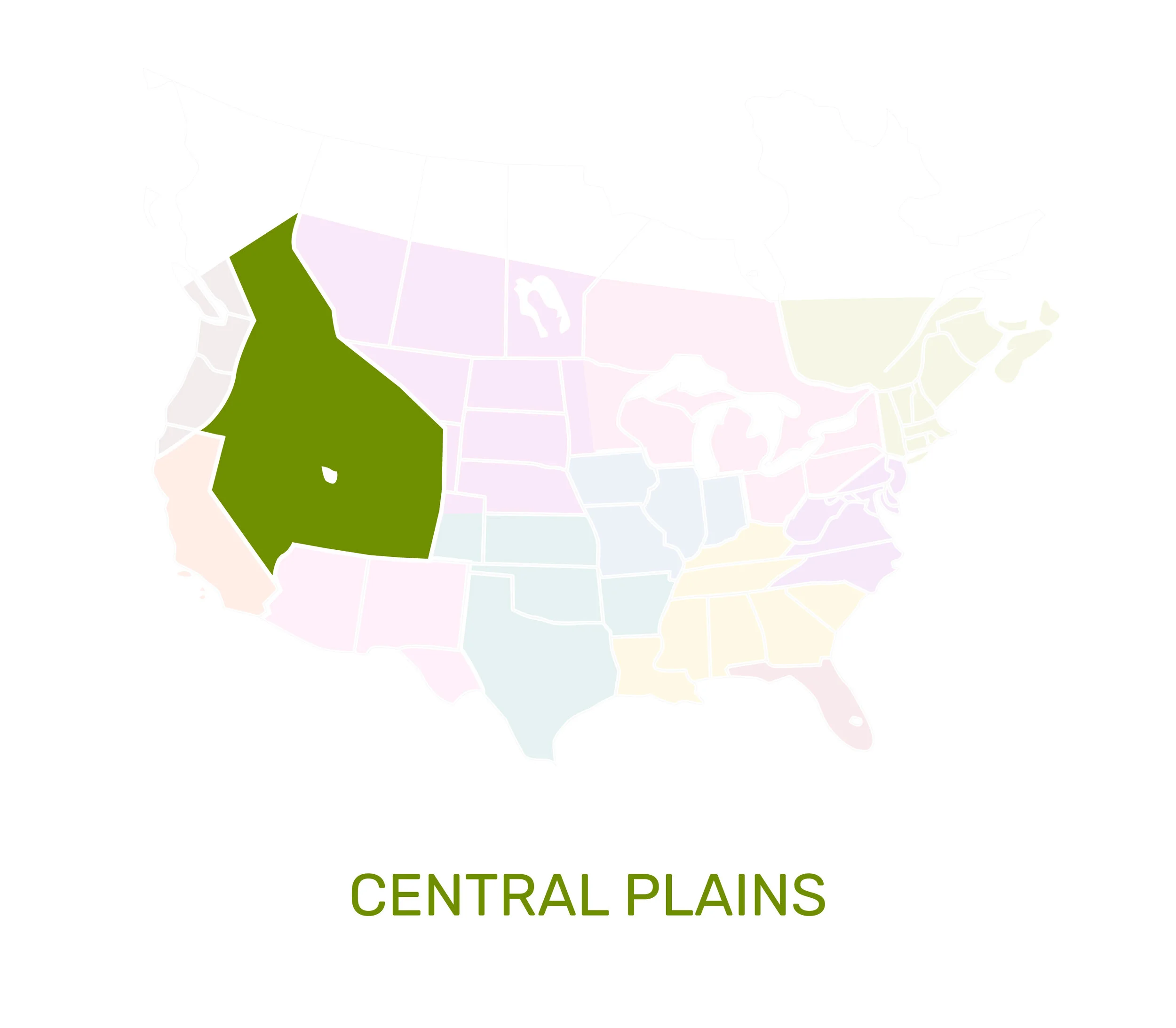 Central Plains Map
