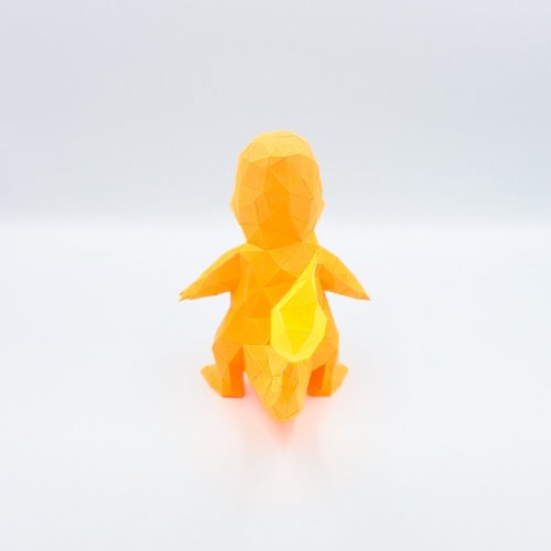 Charmander - Low Poly — The Papercraftsman