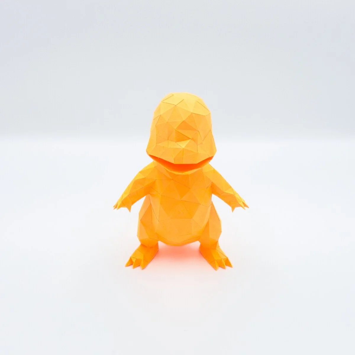Charmander - Low Poly — The Papercraftsman