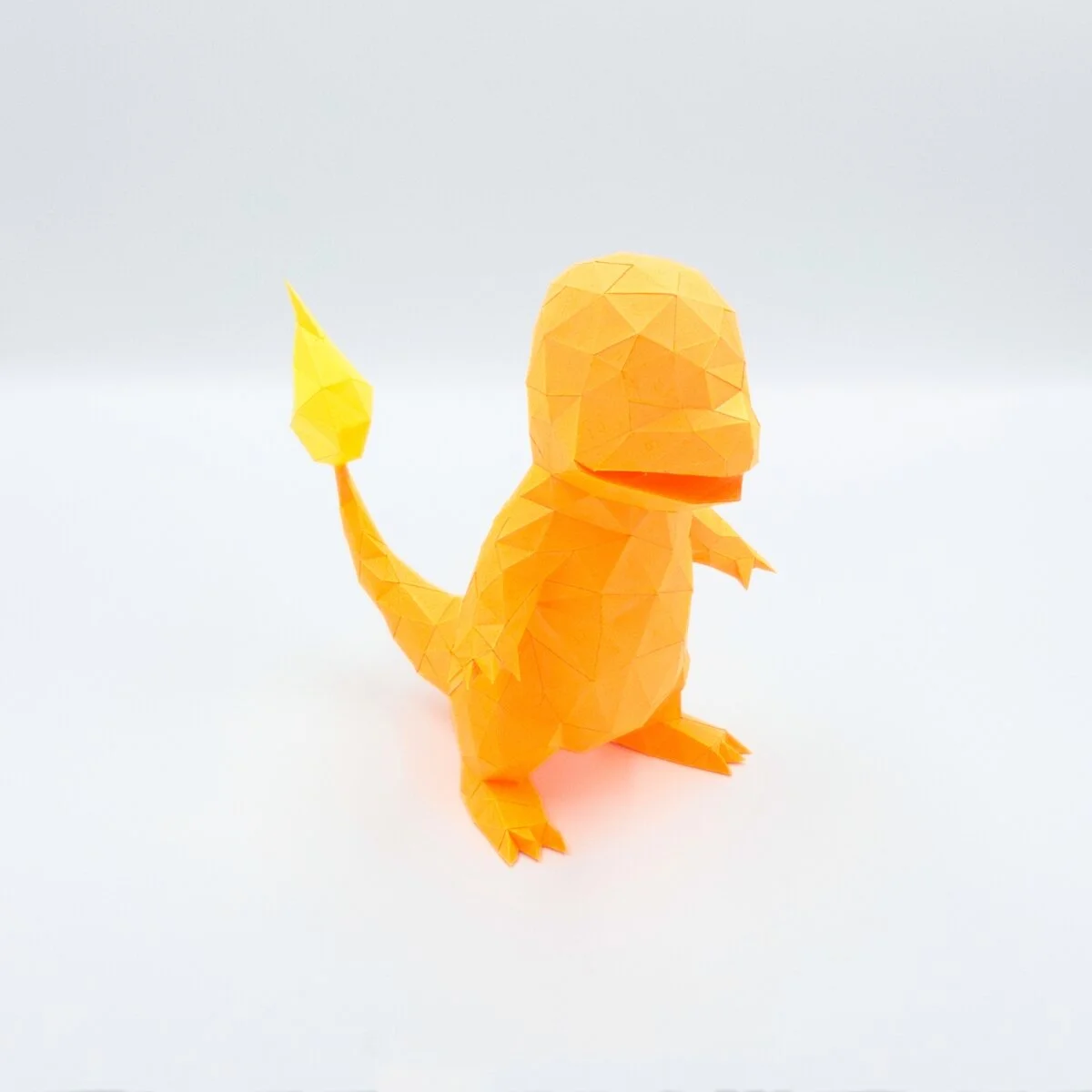 Charmander - Low Poly — The Papercraftsman