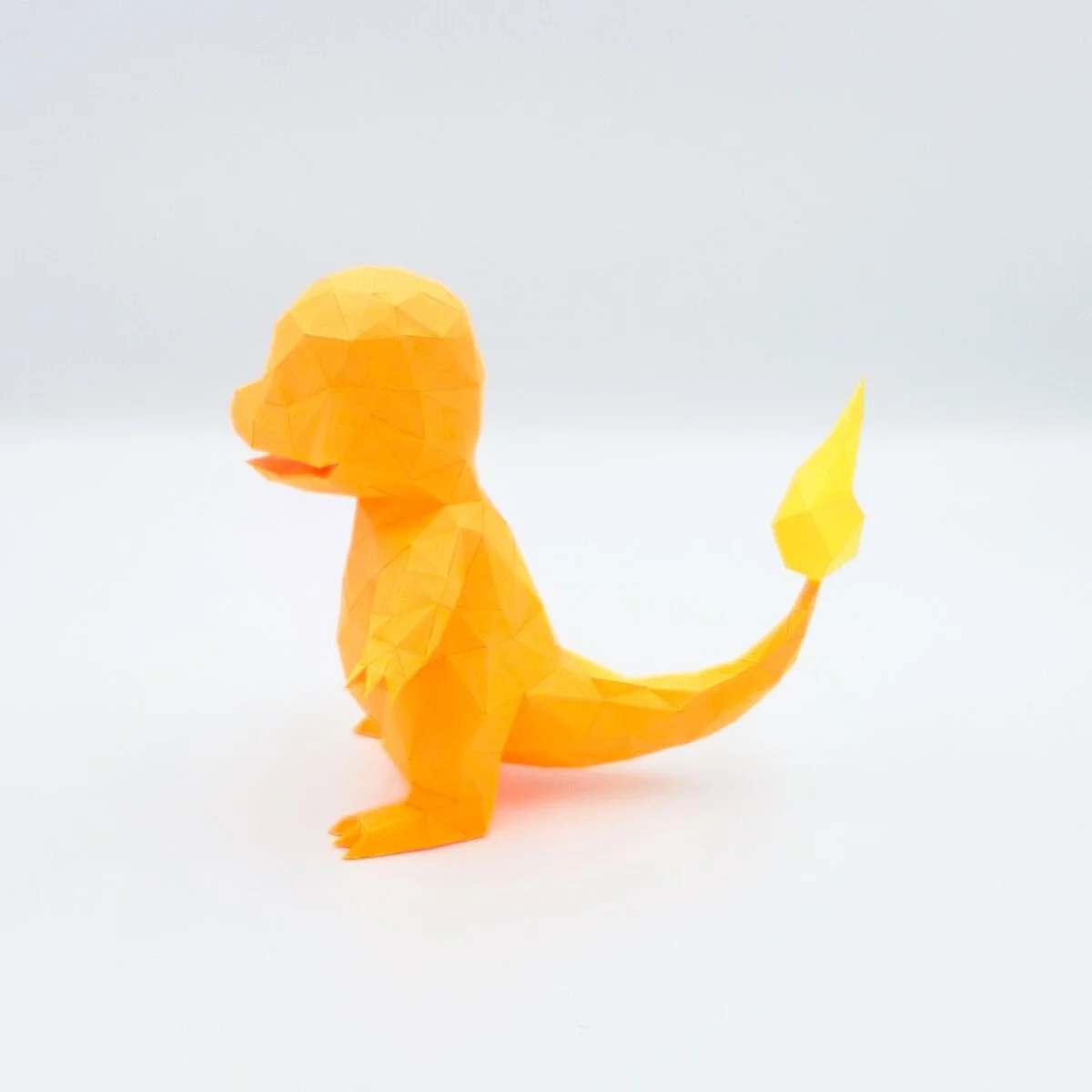 Charmander - Low Poly — The Papercraftsman