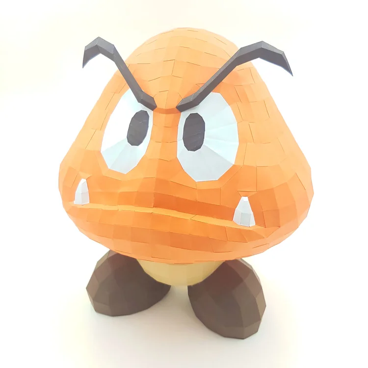 3D Goomba Papercraft — The Papercraftsman