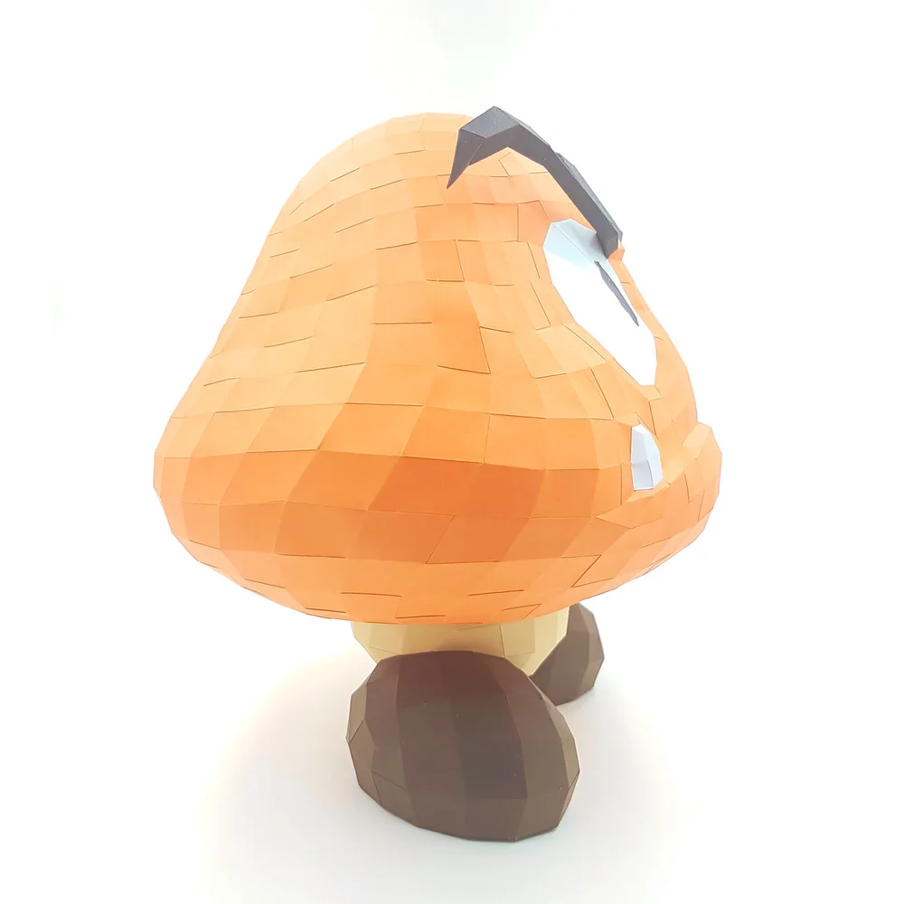 3D Goomba Papercraft — The Papercraftsman