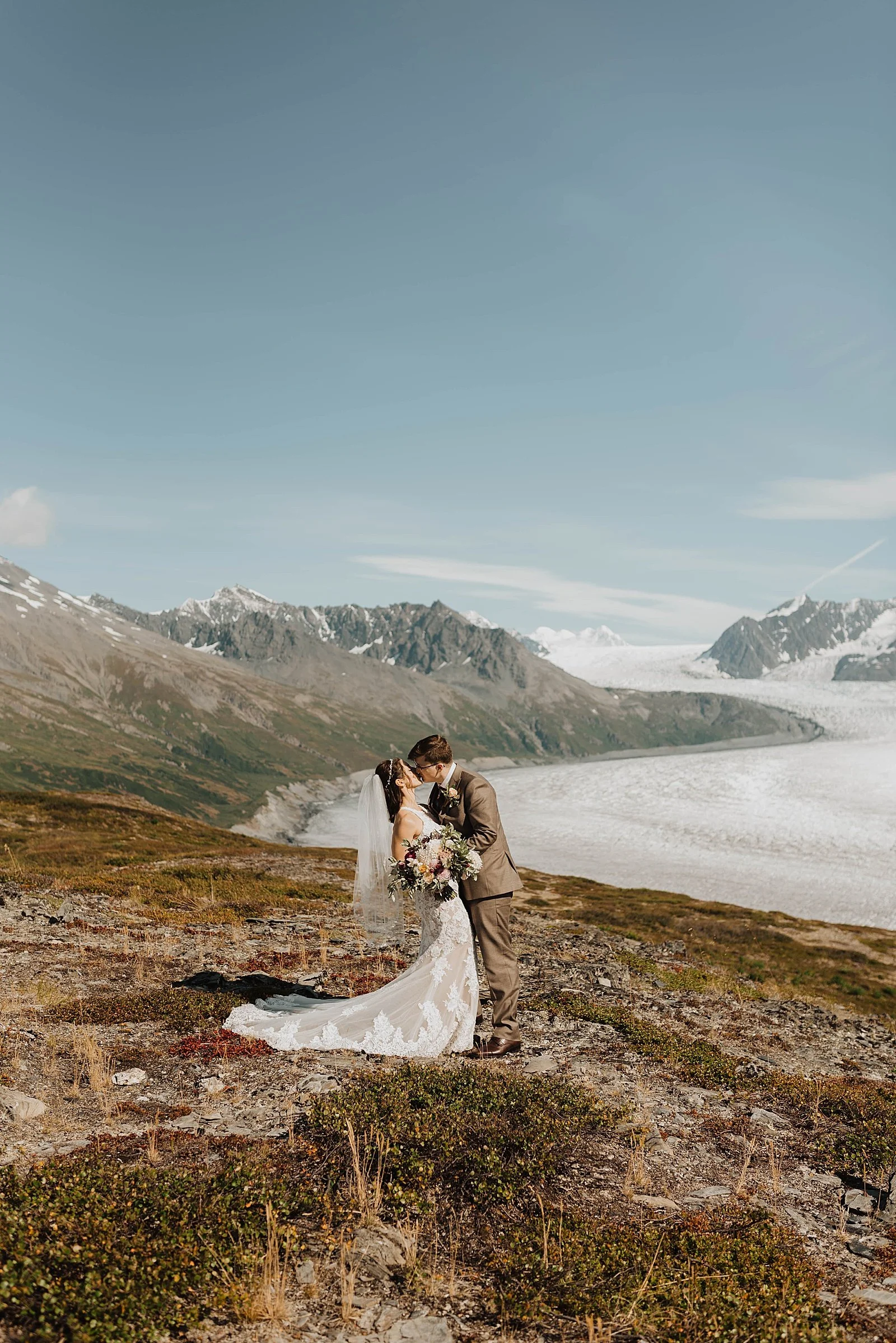 Intimate Alaska Helicopter Wedding — Theresa McDonald | Alaska Wedding ...