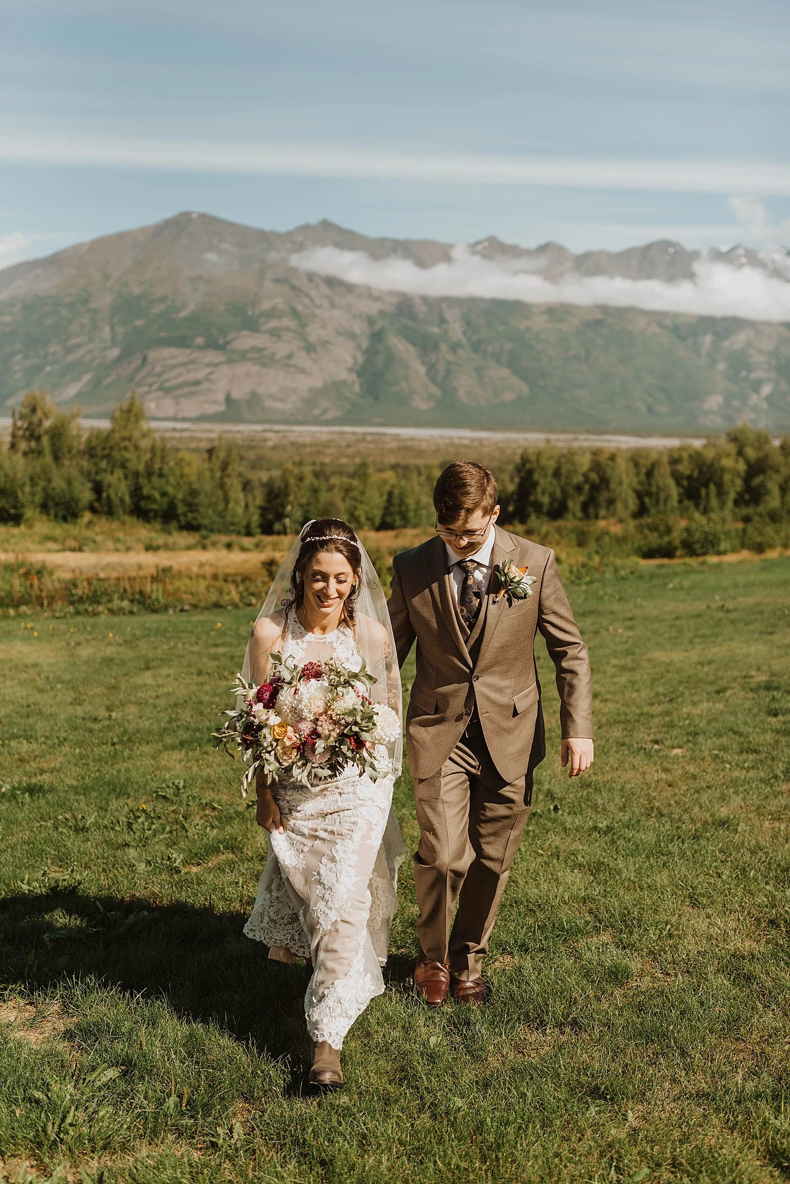 Intimate Alaska Helicopter Wedding — Theresa McDonald | Alaska Wedding ...