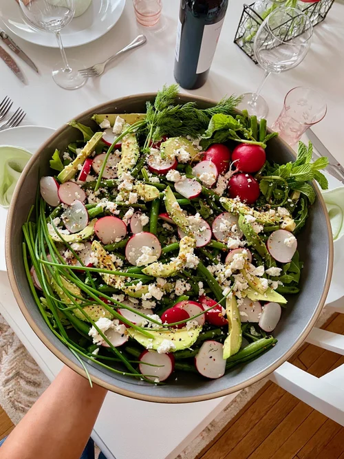 Blistered Green Bean & Radish Salad — Wellmade Restorative
