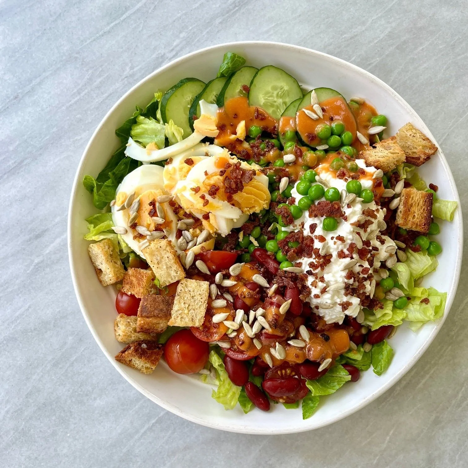 1990’s Inspired Salad Bar Salad — Wellmade Restorative