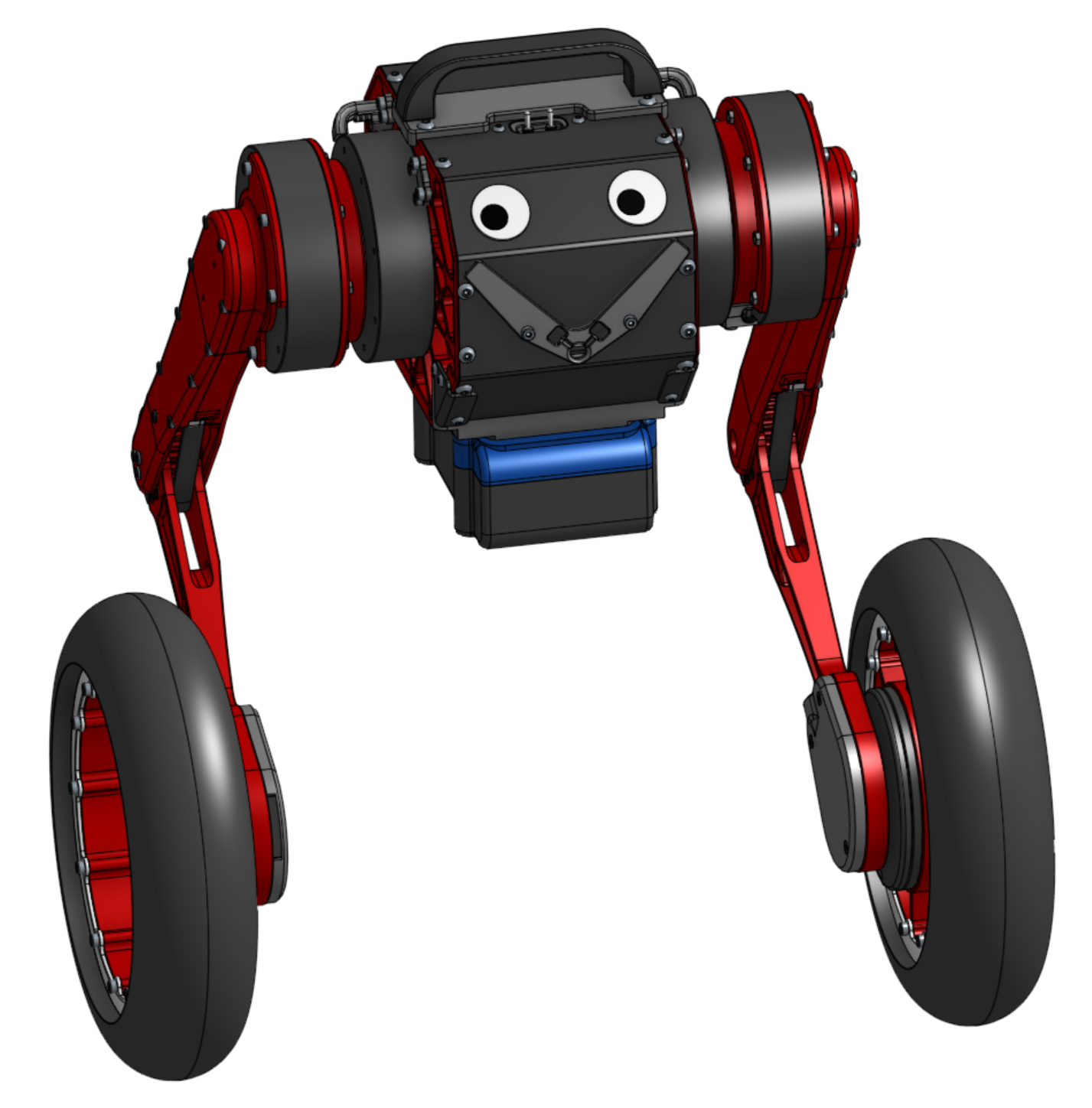 Stride - Wheeled Biped: Mujoco Sim — ALEX HATTORI