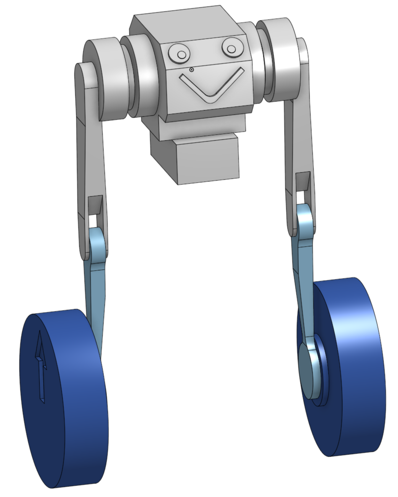 Stride - Wheeled Biped: Mujoco Sim — ALEX HATTORI