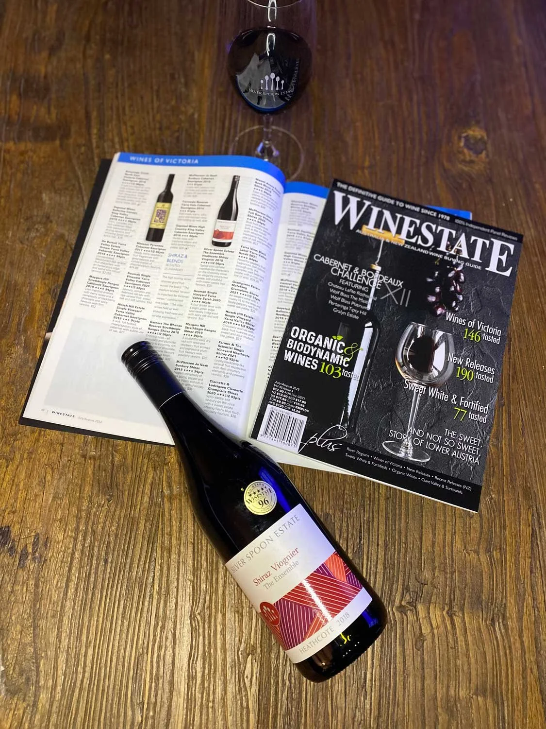 Gold medal winner – 96 points “Wines of Victoria” Award July/August ...