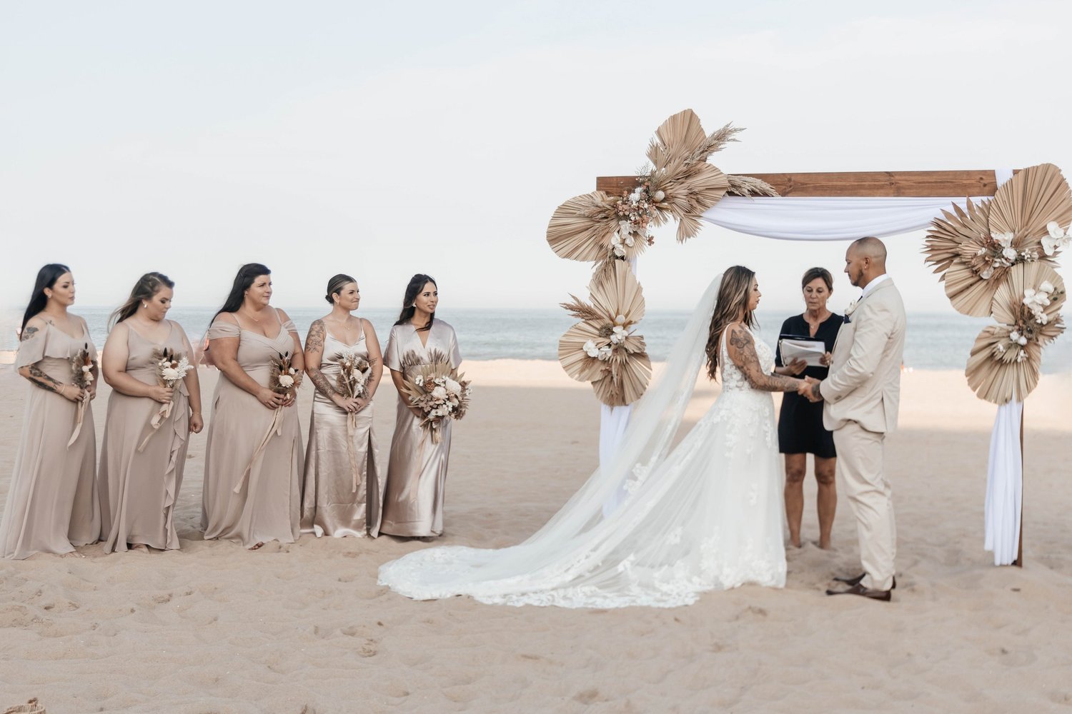 Small Beach Wedding. Beachfront weddings ocean city md, — Barefoot ...