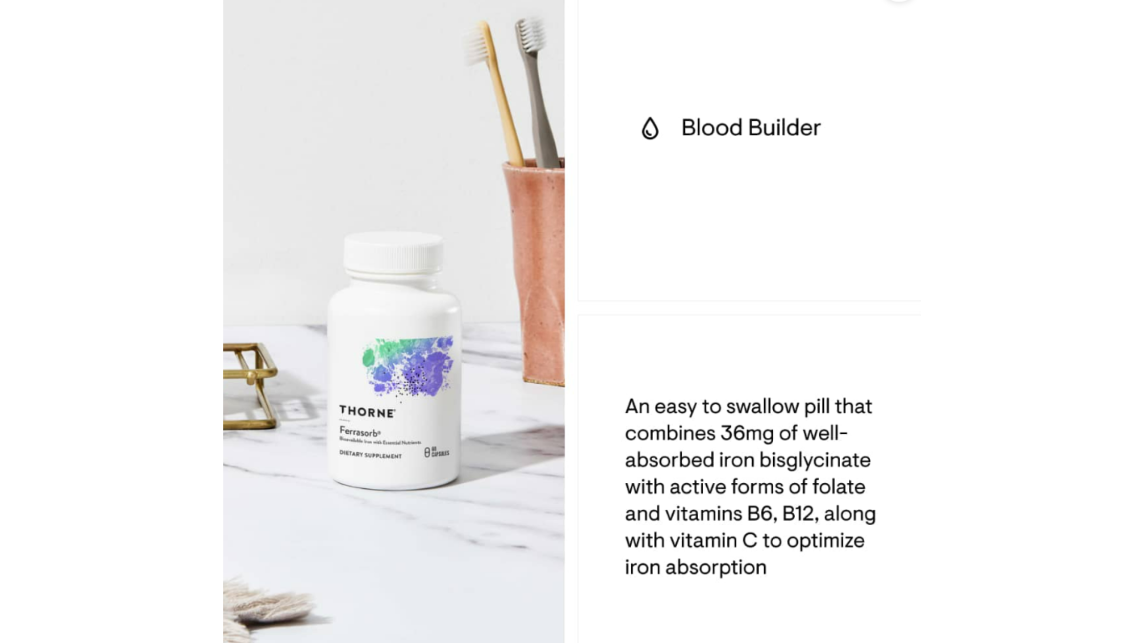 Thorne Ferrasorb: Harnessing Its Benefits and Uses for Optimal Health