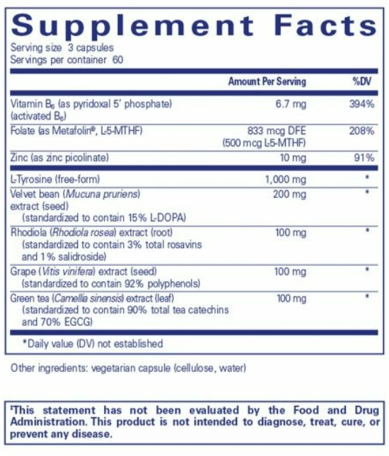 Pure Encapsulations DopaPlus: Unleashing the Power of Brain Health