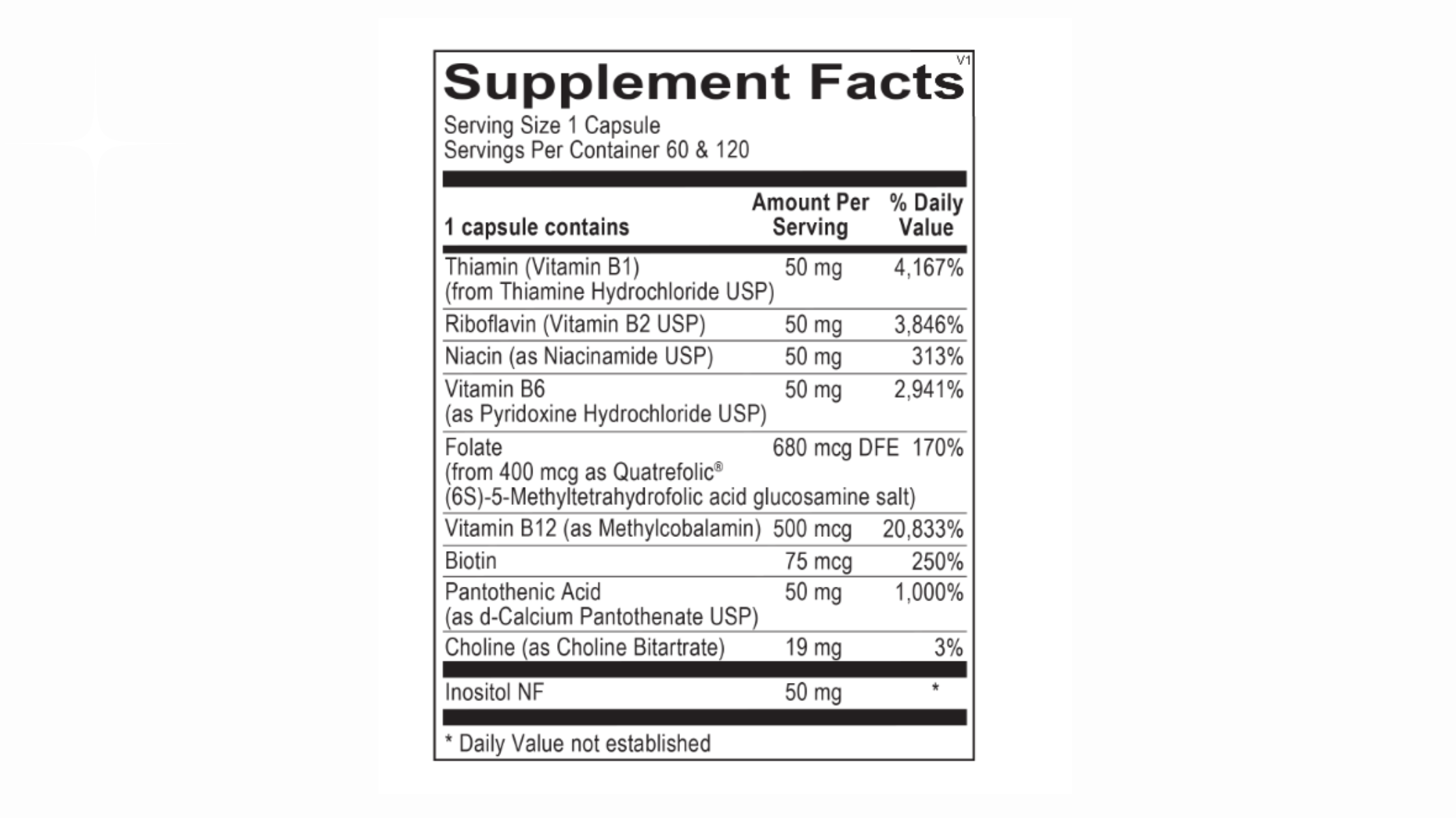 Ortho Molecular Methyl B Complex: Vitamins for Optimal Health