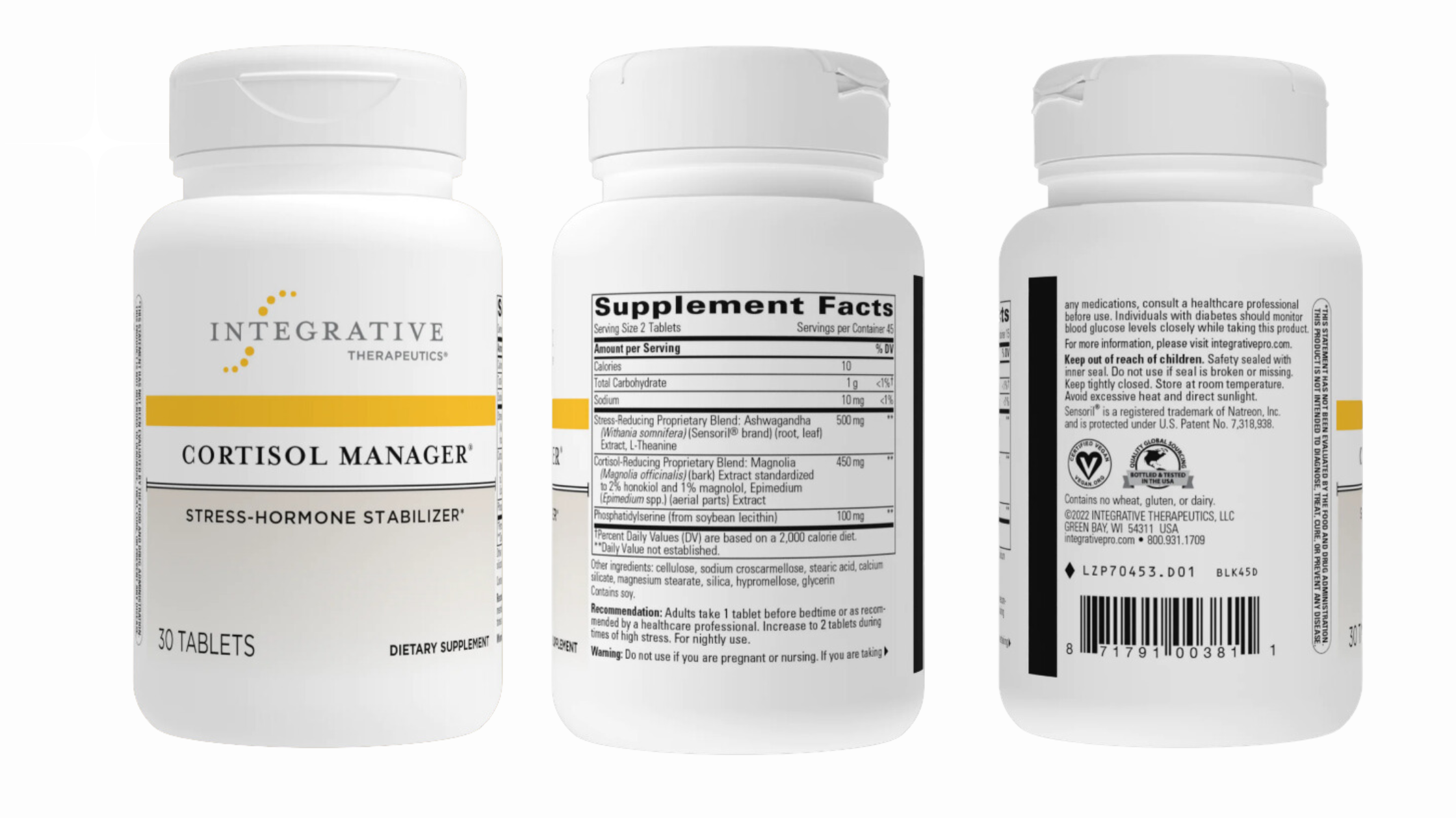 Integrative Therapeutics: Cortisol Manager for Managing Stress and ...