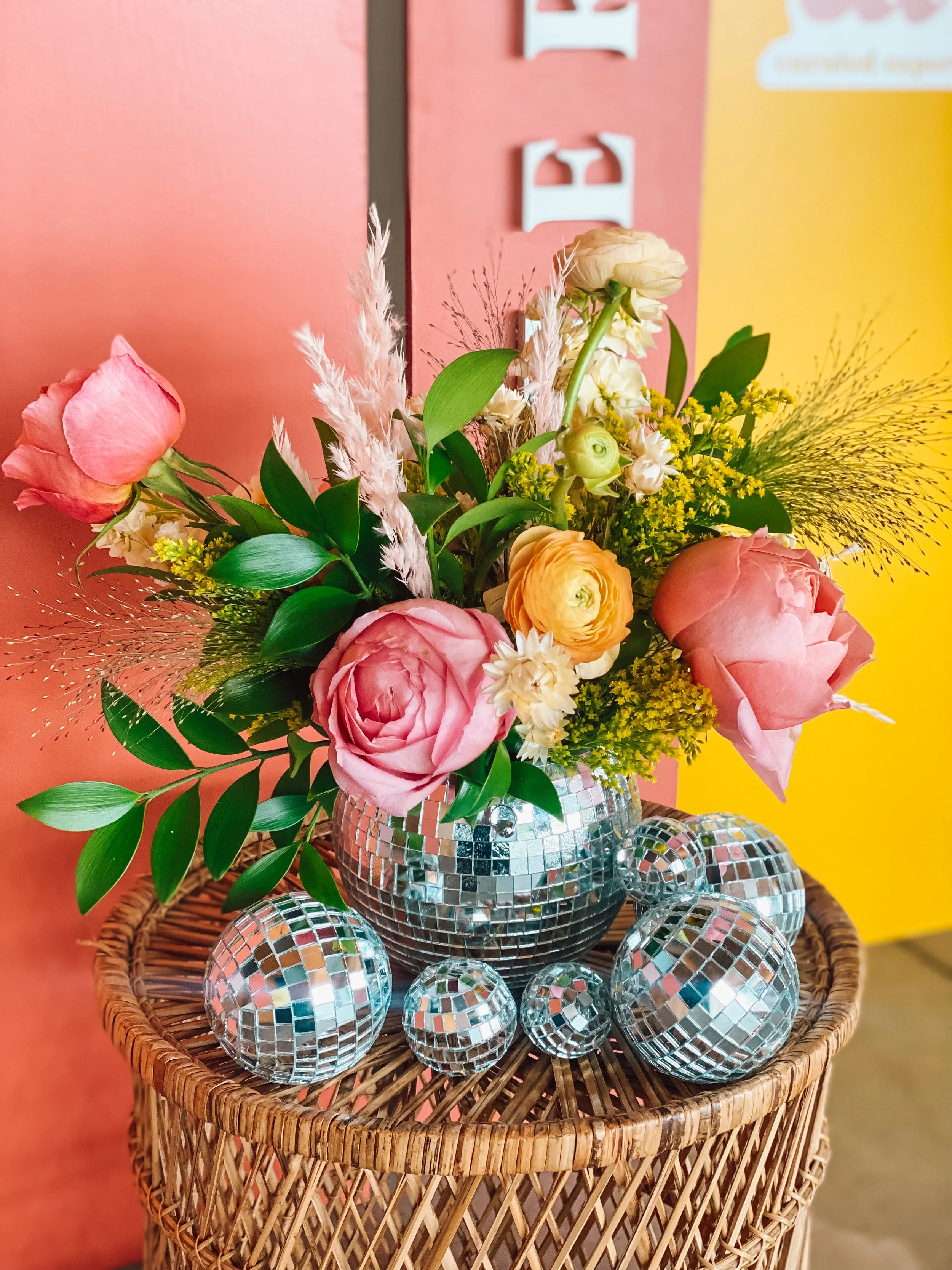 Disco Ball Vase — Sawdust and Sweetgrass