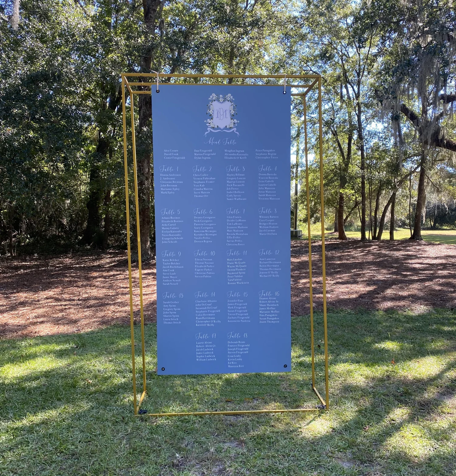 Gold Frame Structure — Sawdust and Sweetgrass