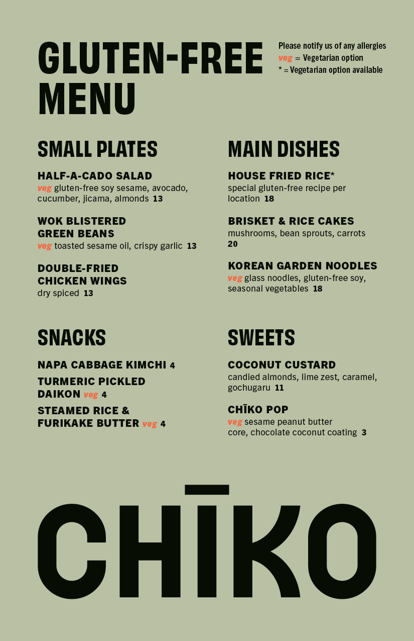 Menu | Discover & Order Delicious Asian Cuisine — CHIKO