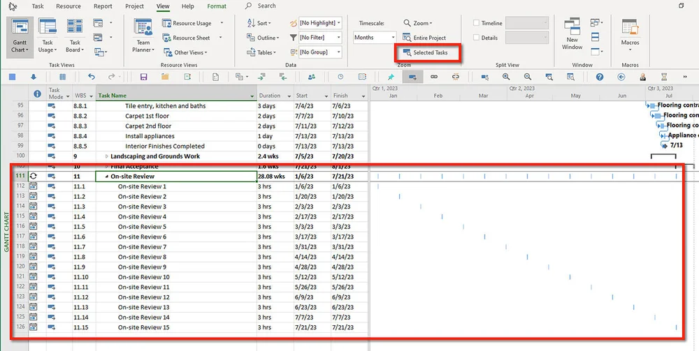 Create a Work Breakdown Structure in Microsoft Project — Microsoft ...