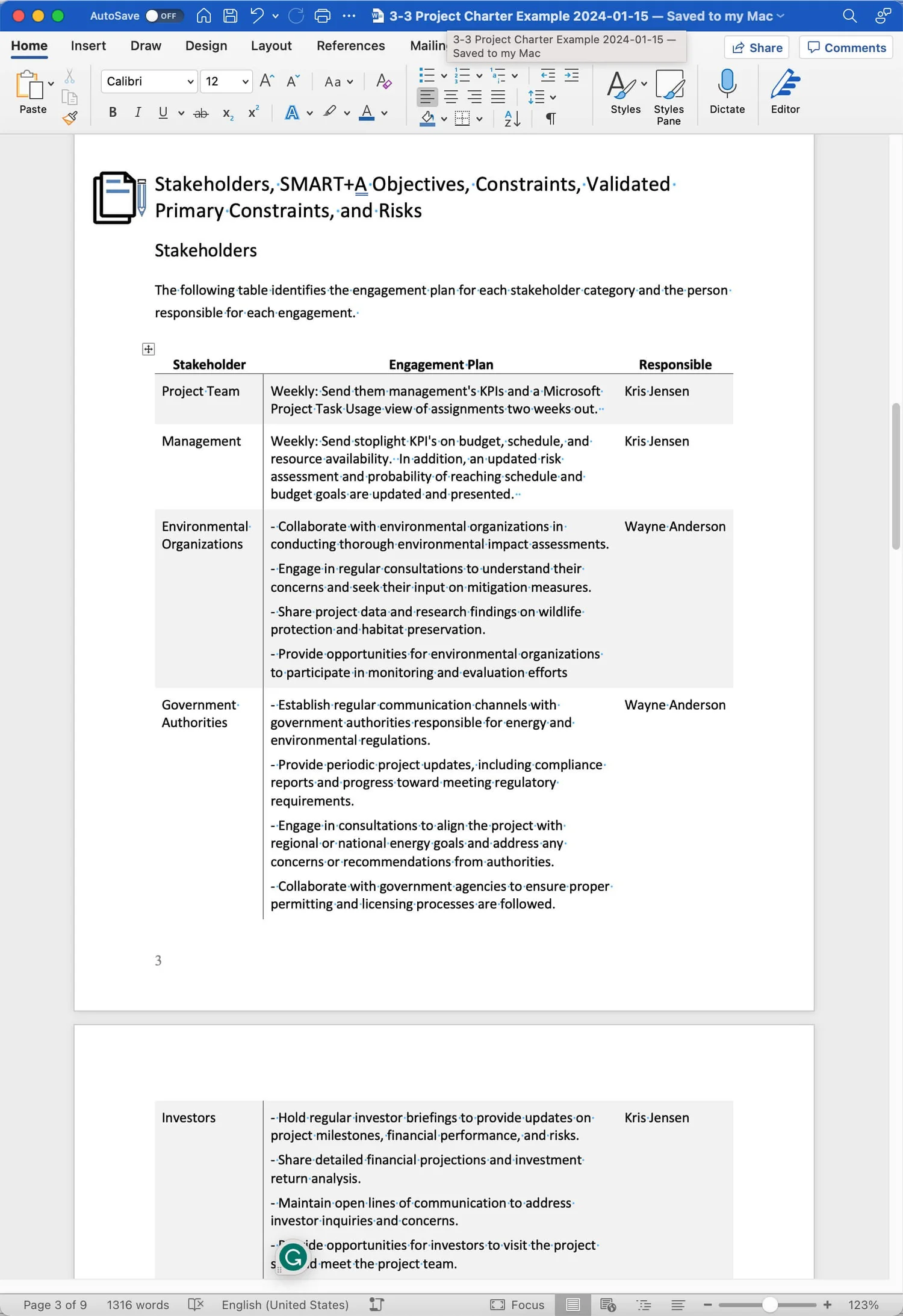 Mastering Project Charter Creation: A Step-by-Step Guide with Microsoft ...