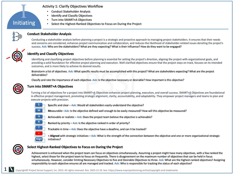 Mastering Project Objectives in Microsoft Project: Stakeholder Analysis ...