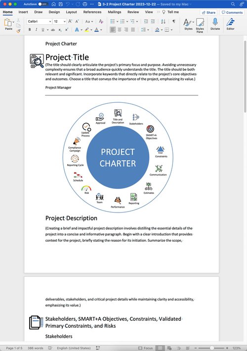 Mastering Project Charter Creation: A Step-by-Step Guide with Microsoft ...