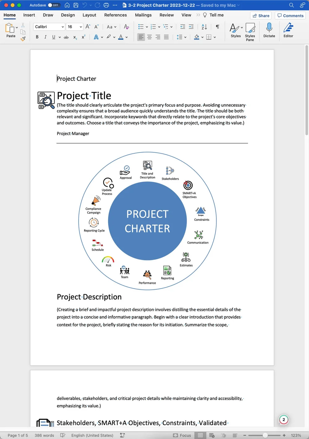 Mastering Project Charter Creation: A Step-by-Step Guide with Microsoft ...