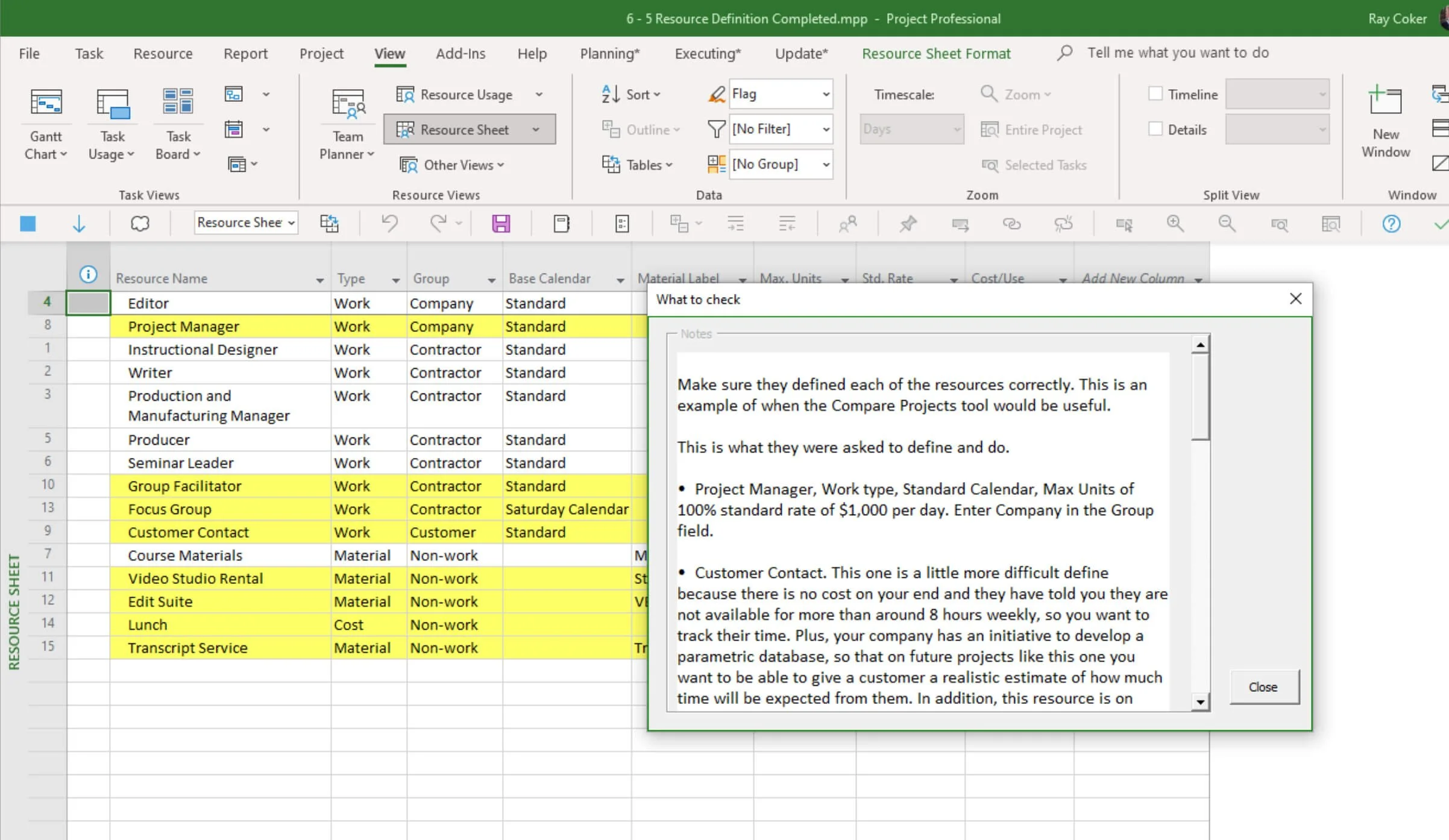 Becoming a MS Project Master Class Coach — Microsoft Project Master ...
