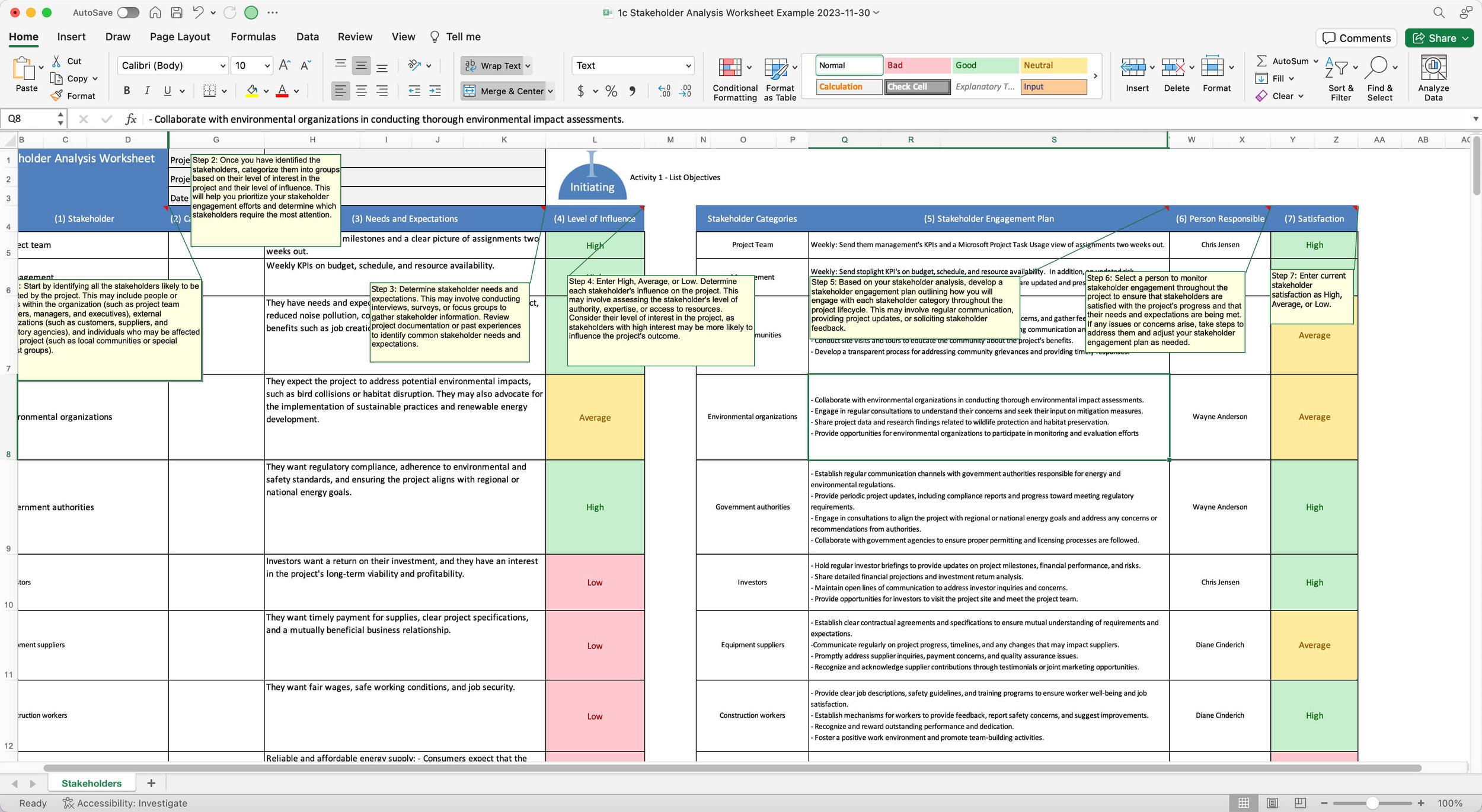 Mastering Project Objectives in Microsoft Project: Stakeholder Analysis, SMART+A, and More ...