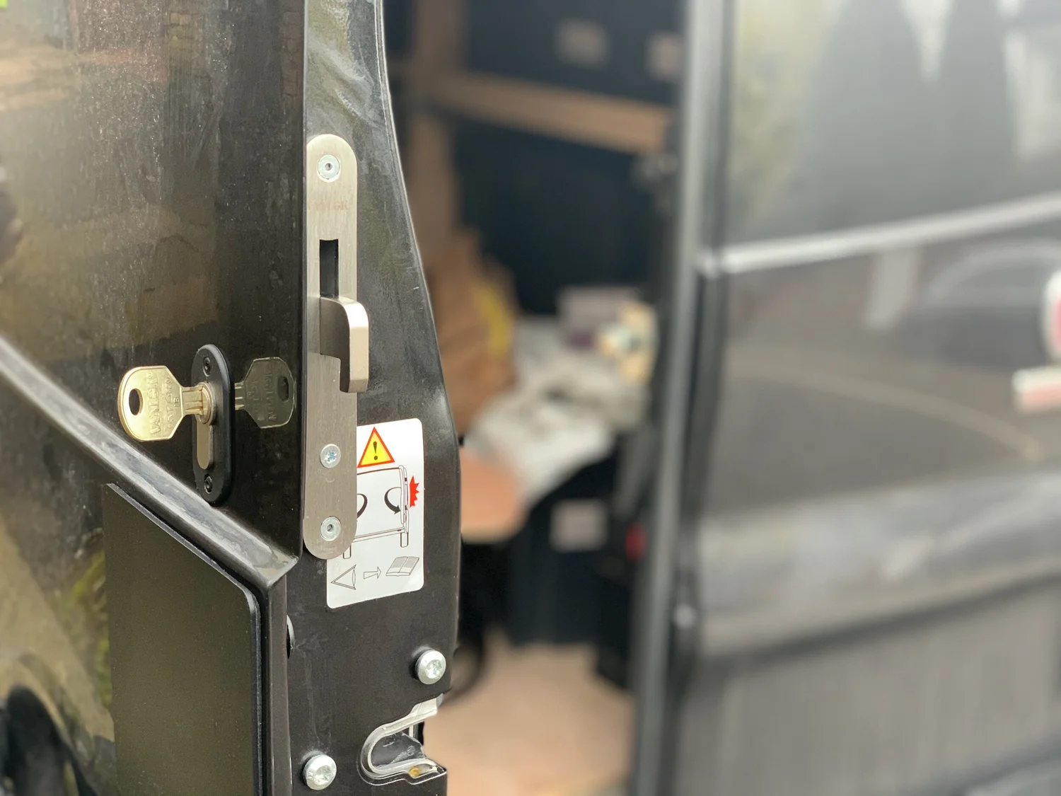 Hooklocks from vanlocks.com offer superior protection to deadlocks. — Van Locks from vanlocks.com