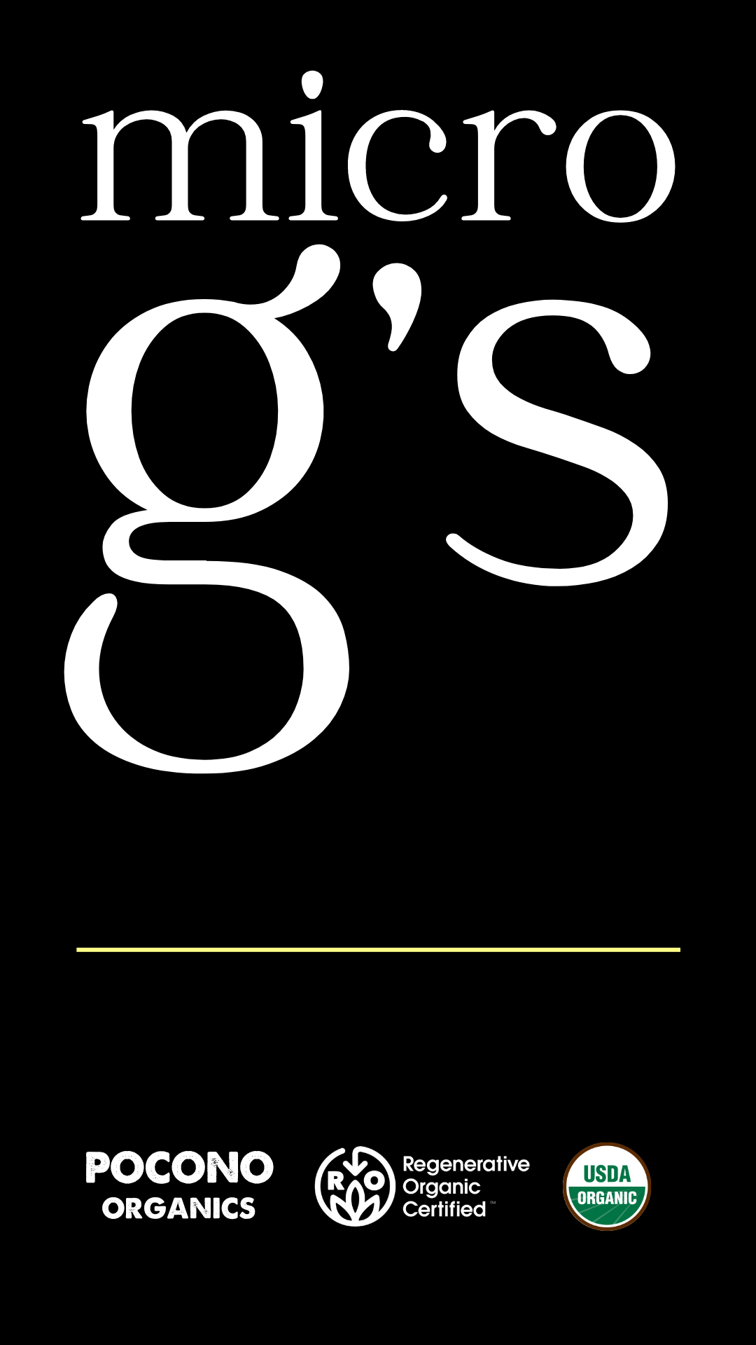 Micro G's Microgreens — Pocono Organics