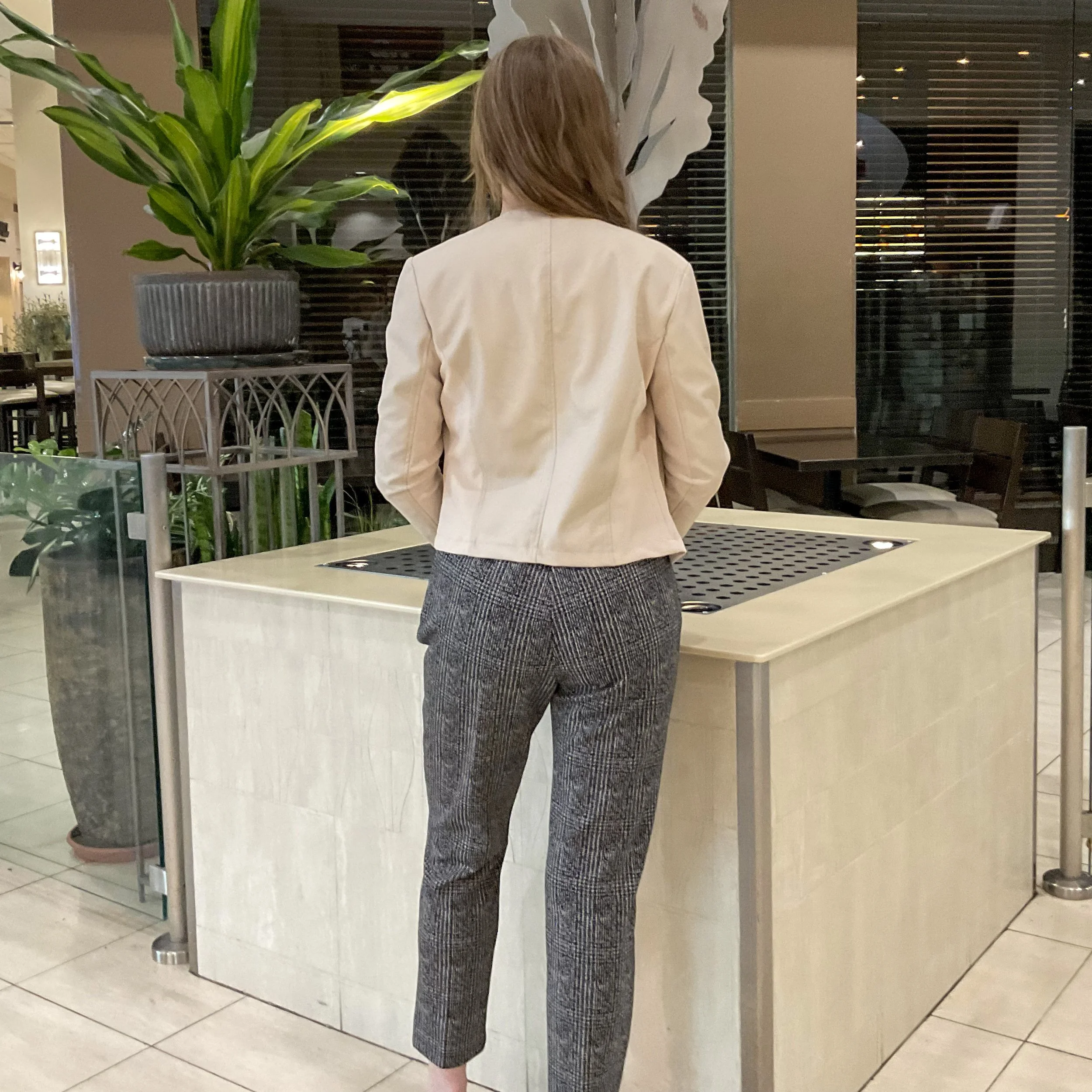 Faux Leather Jacket with Silver studs - Designed by CV, Milano, Italy ...